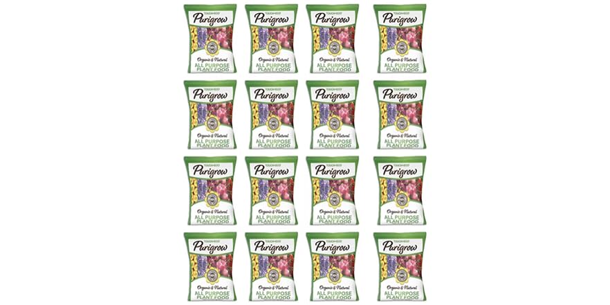 Purigrow Plant Food 16 1oz Packets