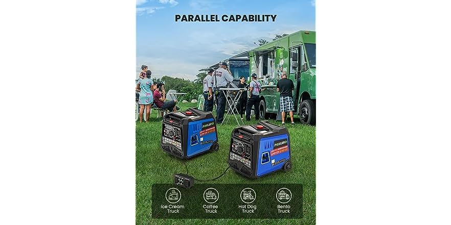 POXURIO Portable Inverter Generator 6000W