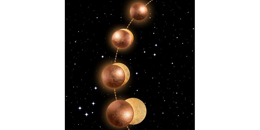 Phases of Moon Wall Fixture