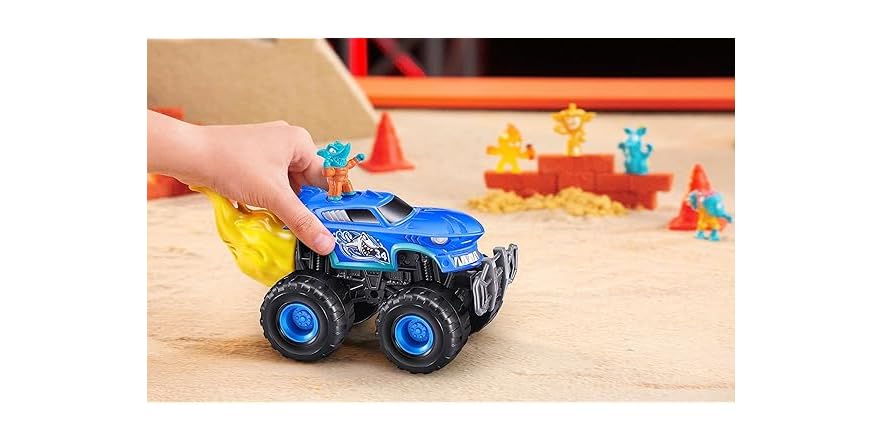 Smashers Monster Wheels RED Flame Mystery Pack