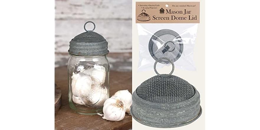 Mason Jar Screen Dome Lid