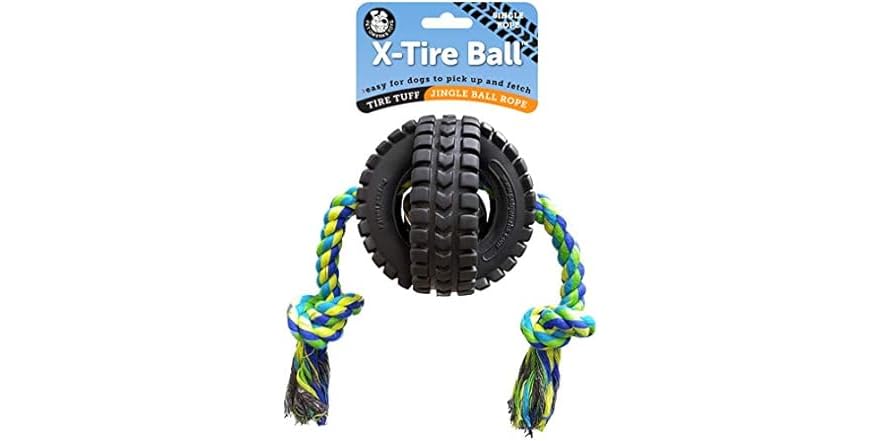 Pet Qwerks X-Tire Ball Dog Toy