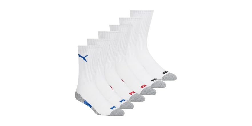 PUMA Men's 12-Pairs Crew Socks Ultimate