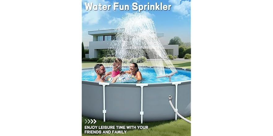 Pool Waterfall Fountain Water Sprinkler