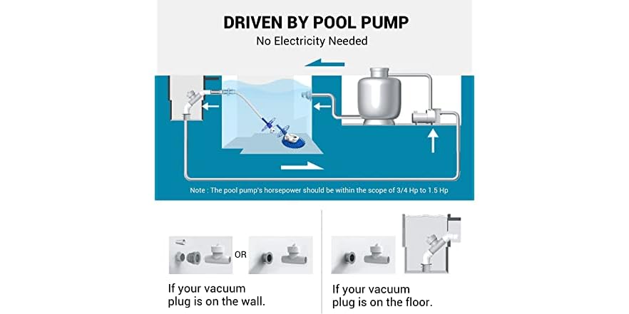 PAXCESS Pool Cleaner Blue/White