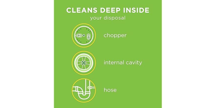 (6-Pack) Affresh Garbage Disposal Cleaner, 3 Tablets