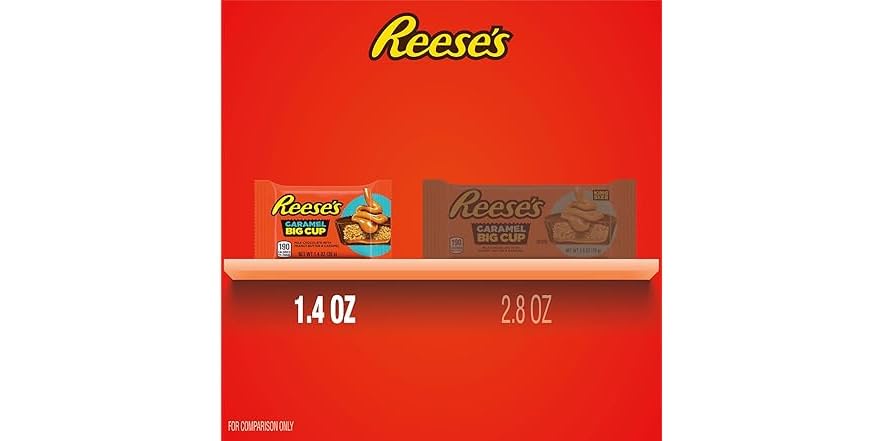 (3 Pack) REESE'S Big Cup Caramel (16 Count)