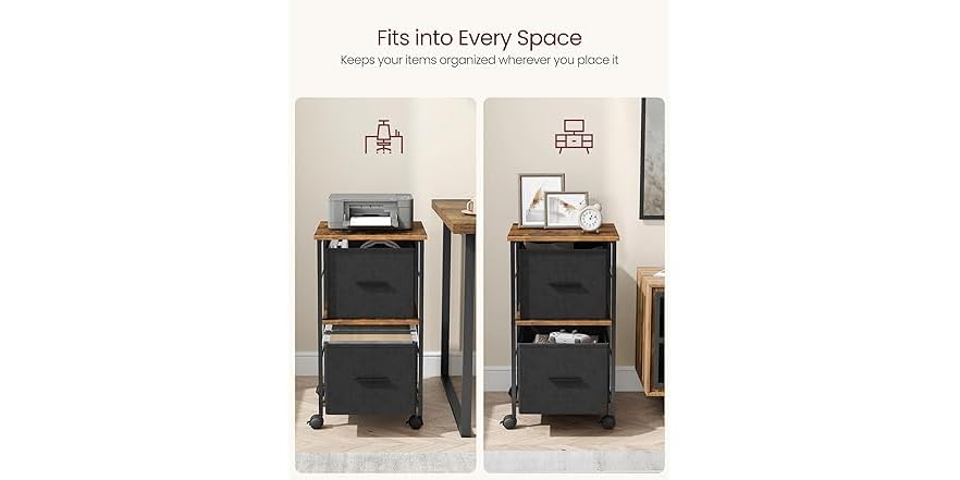 VASAGLE File Cabinet with 2 Drawers