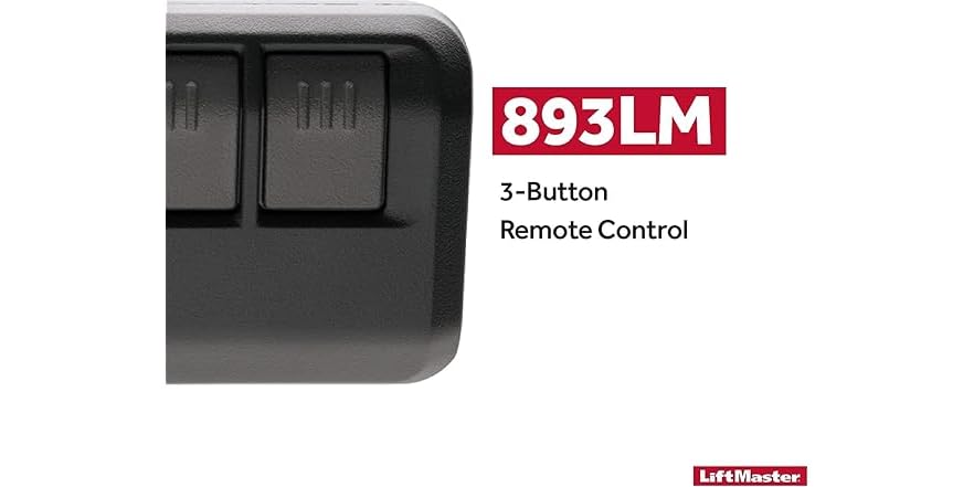 893LM 3-Button Garage Remote Control