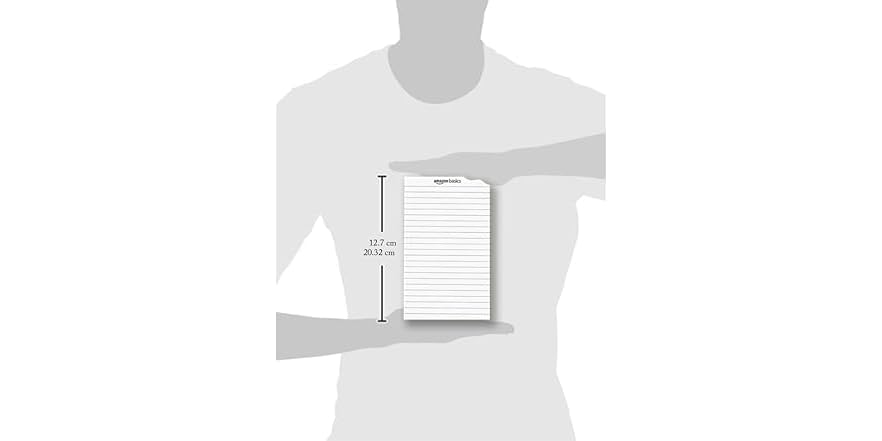 Amazon Basics Narrow Ruled Writing Pad