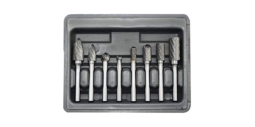 ?Asieg Tool AAP-Tool-29 Carbide Burr Set 8pcs