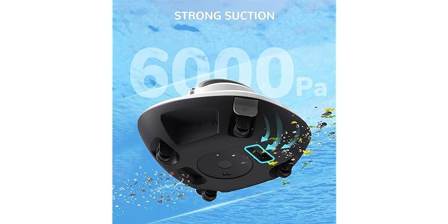 Grennix Cordless Pool Vacuum for Above Ground Pool & Inground Swimming ...