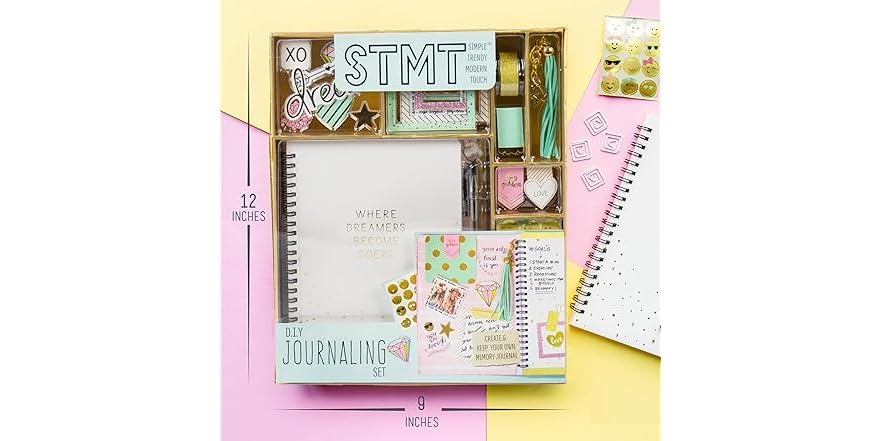 STMT D.I.Y. Dreamers Become Doers Journaling Set