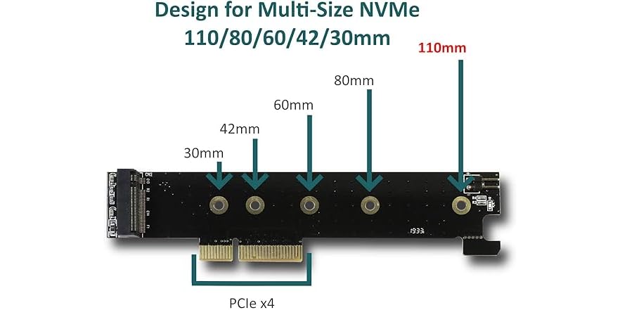 Vantec M.2 NVMe PCIe Low Profile Adapter
