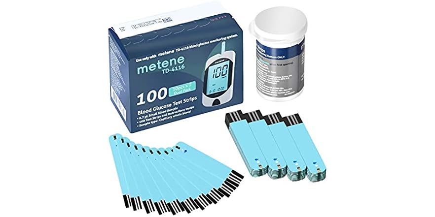 Metene Blood Glucose Test Strips