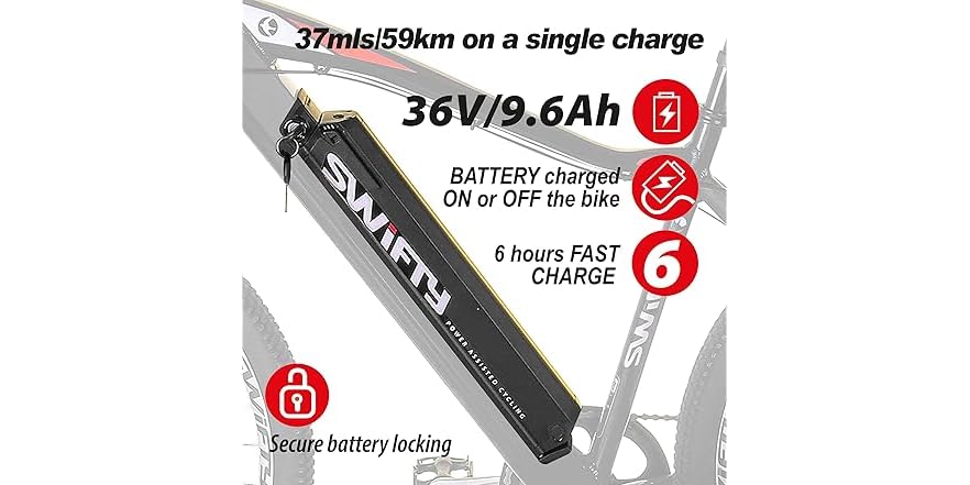 SWIFTY AT656 E-Bike Adults 7 Speed