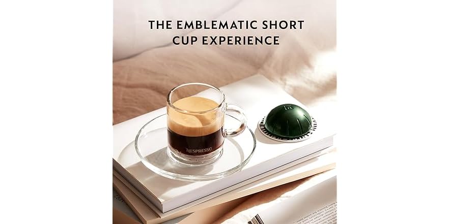 Nespresso Vertuo, Double Espresso Dolce, 60-Ct