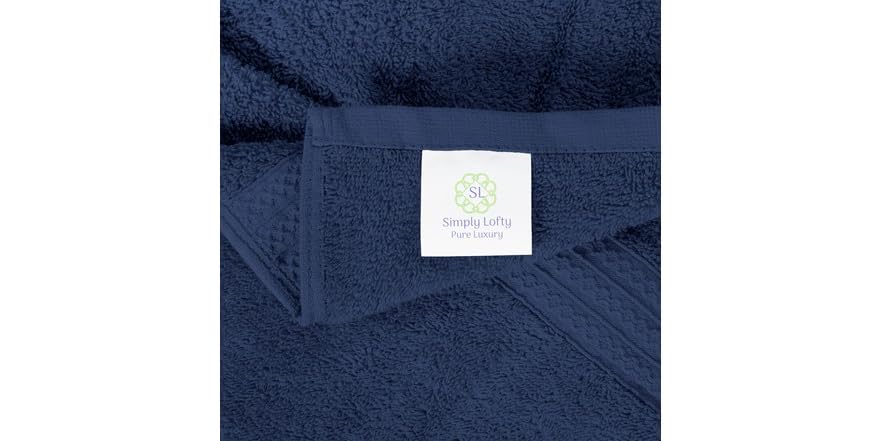 100% Cotton Bath Towels 4-PC | 27" x 52"