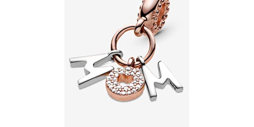 Pandora MOM Gilded silver Charm