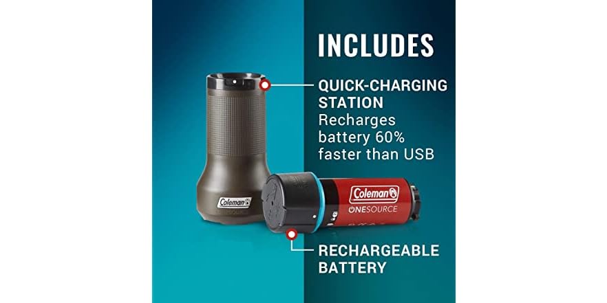 Coleman Rechargeable Battery Pack and Charger