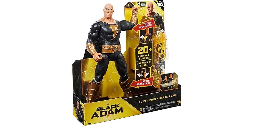 DC Comics Power Punch Black Adam Figure