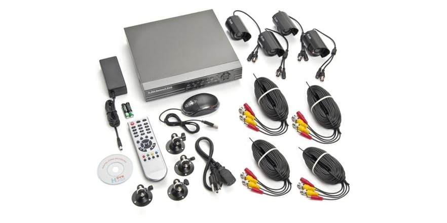 Zmodo 4-Channel DVR Surveillance System with 4 Weatherproof IR Cameras