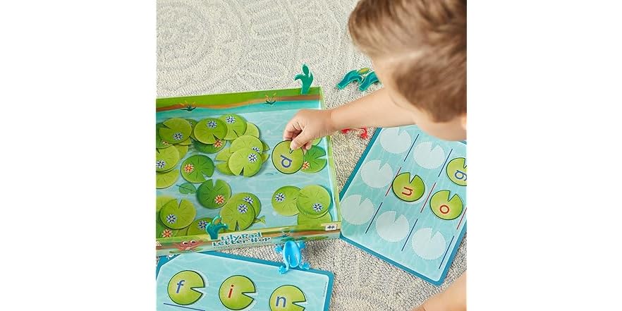 hand2mind Lily Pad Letter Hop, CVC Word Game