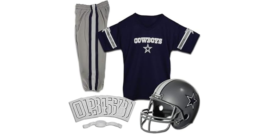 DALLAS COWBOYS Youth Helmet & Uniform Set (S)