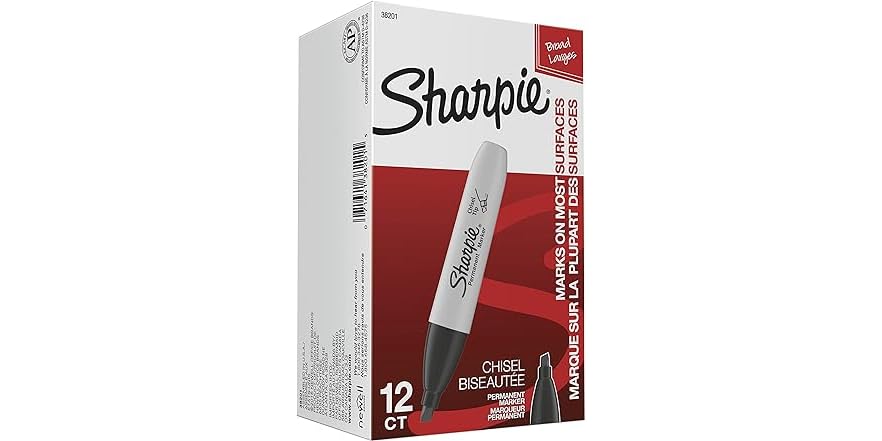 SHARPIE Permanent Markers, Black