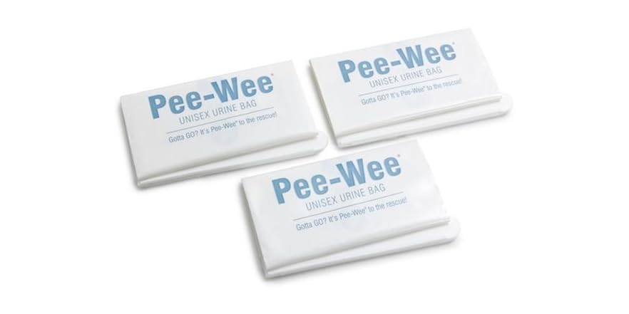 Cleanwaste Pee Wee® Unisex Urine Bag – 3 Pack