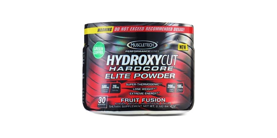 Hydroxycut Hardcore Powder, 30 Servings
