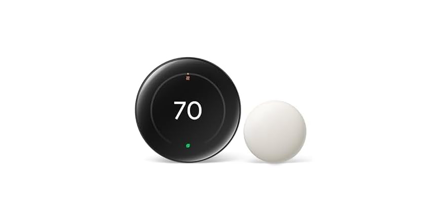 Google Nest Learning Thermostat (4th gen) + Nest Temperature (Open Box)