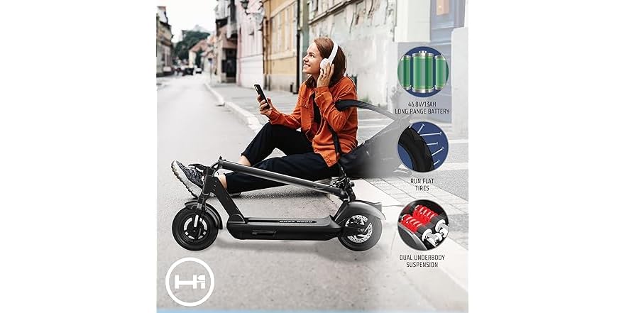 H-1 Pro Series Boss R800 Foldable E-Scooter