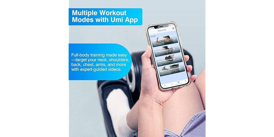 Umitec Under Desk Elliptical Machine with App