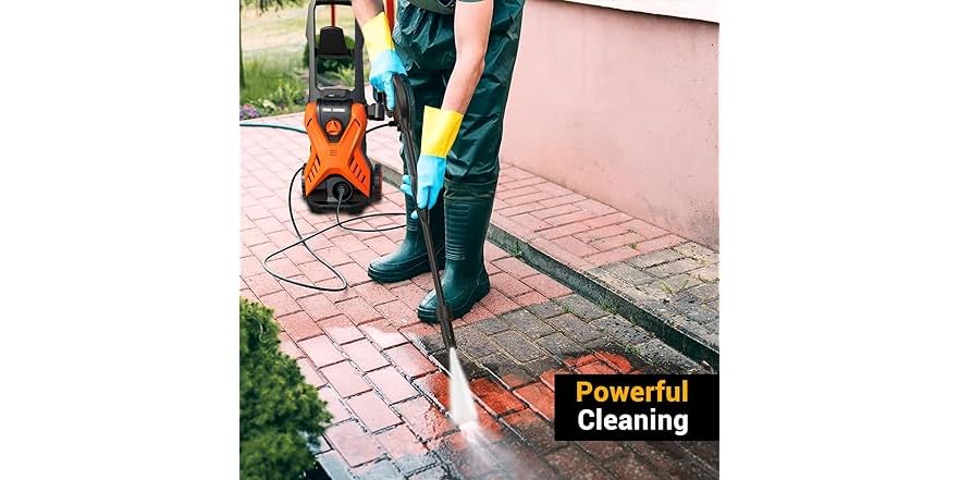Rock&Rocker Powerful Electric Pressure Washer