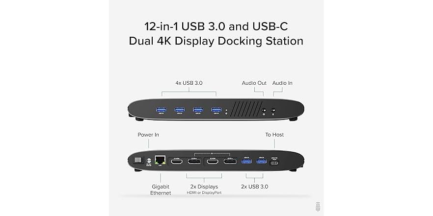 Plugable UD-6950H Universal Laptop Docking Station