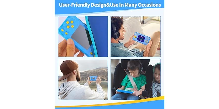 (NEW) Handheld 3.0" LCD Screen Gaming System with 240 Retro Games