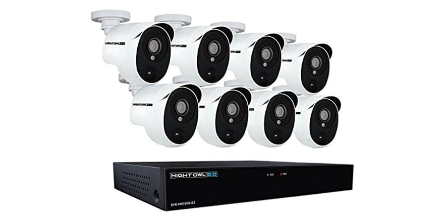 Night Owl HD System w/ DVR & 8 Cameras