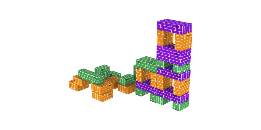 Corrugated Cardboard Building Block Set