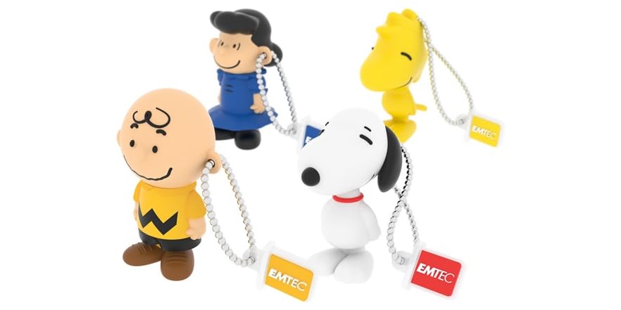 EMTEC Peanuts 8GB USB Drive 4-Pack