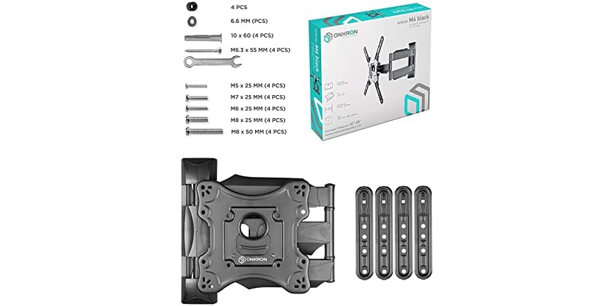 ONKRON TV Wall Mount Bracket Full Motion
