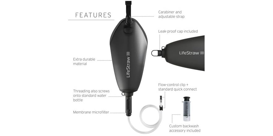 LifeStraw Compact Water Filter System