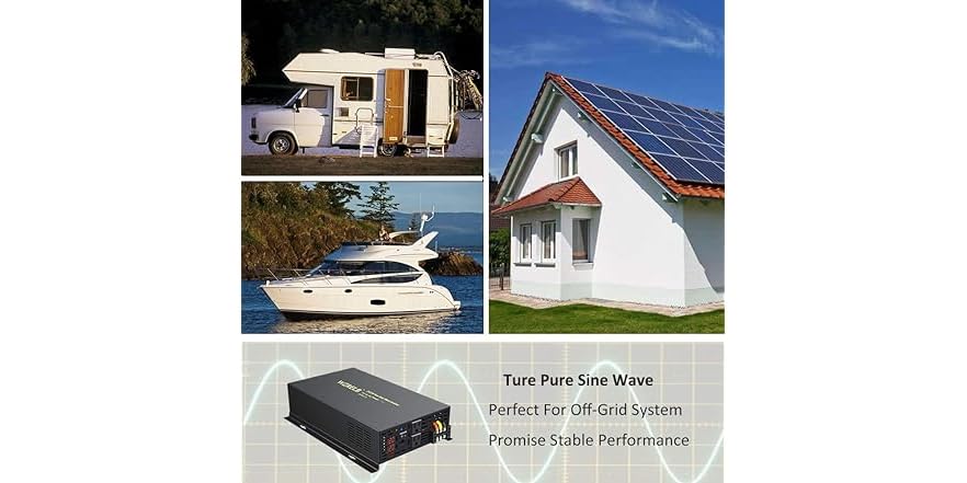 WZRELB Pure Sine Wave Power Inverter