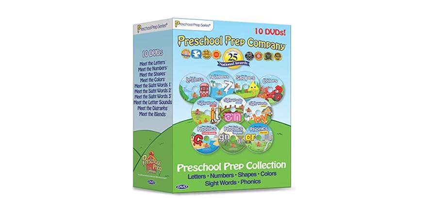 Preschool Prep Series Collection - 10 DVD Boxed Set