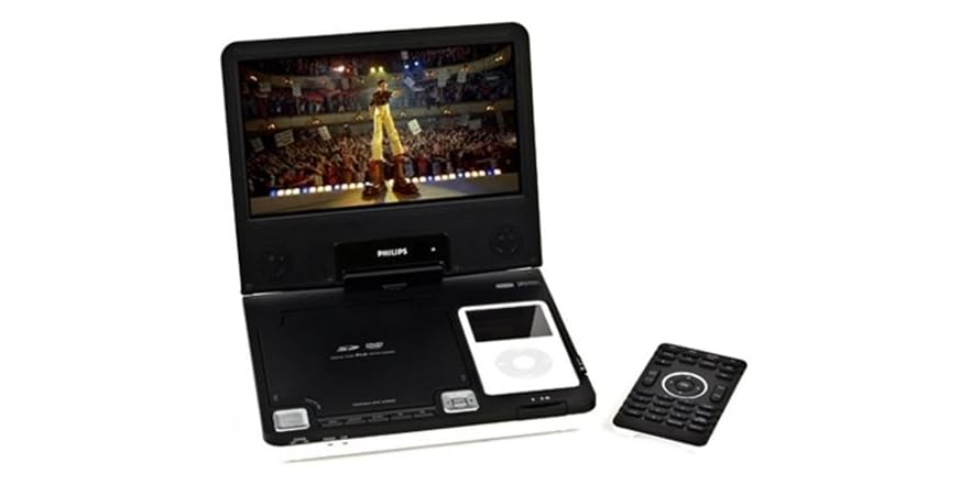 Philips Video Player with iPod Dock, SD Card Reader, and DVD player
