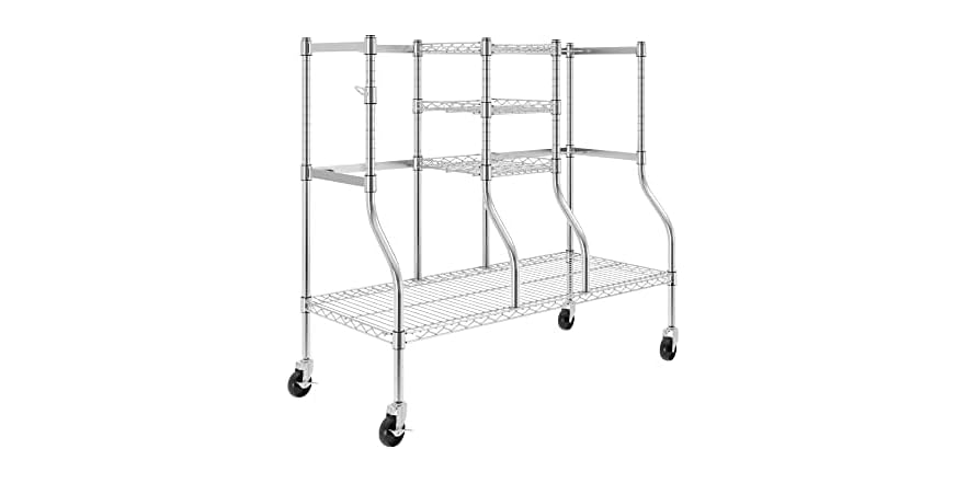 SafeRacks Golf Equipment Organizer Rack White