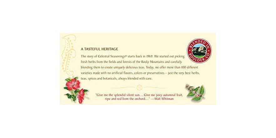 Celestial Seasoning Red Zinger Tea, 20ct