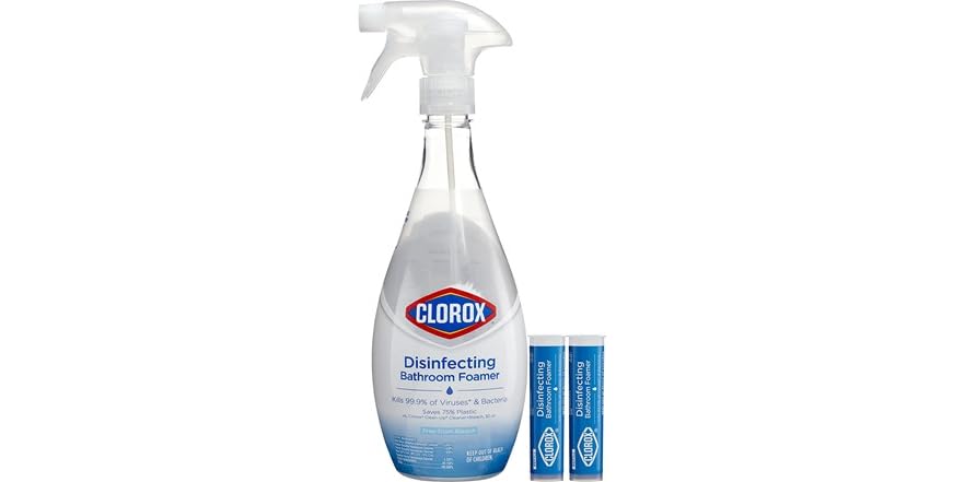 Clorox Disinfecting Bathroom Foamer Starter Kit 874967
