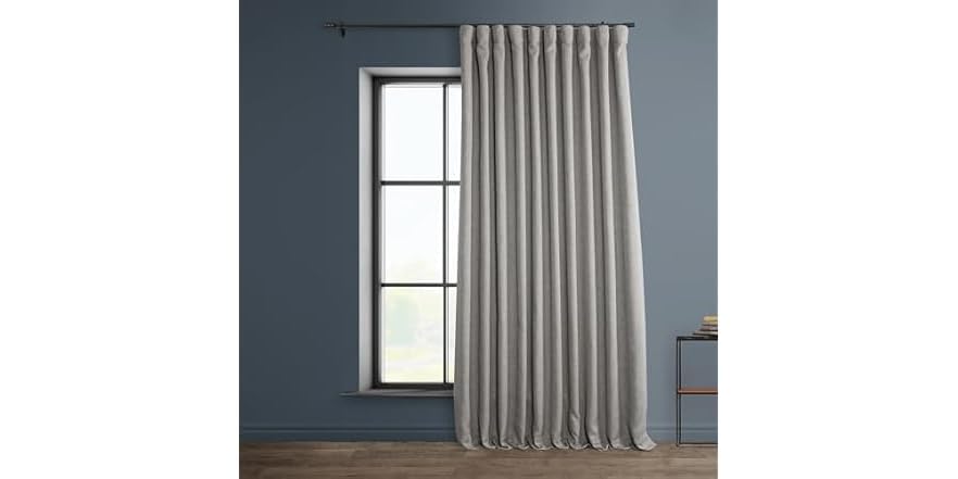 HPD Half Price Drapes - Faux Linen Curtains