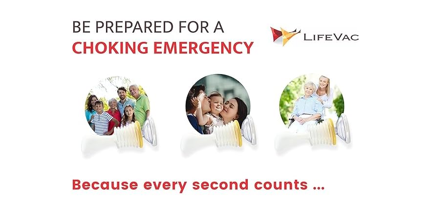 LifeVac Choking Rescue Device for Kids and Adults
